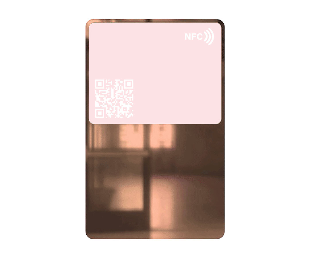 Rose Gold Digital Business Card | Social Master – Social Master Canada 🍁